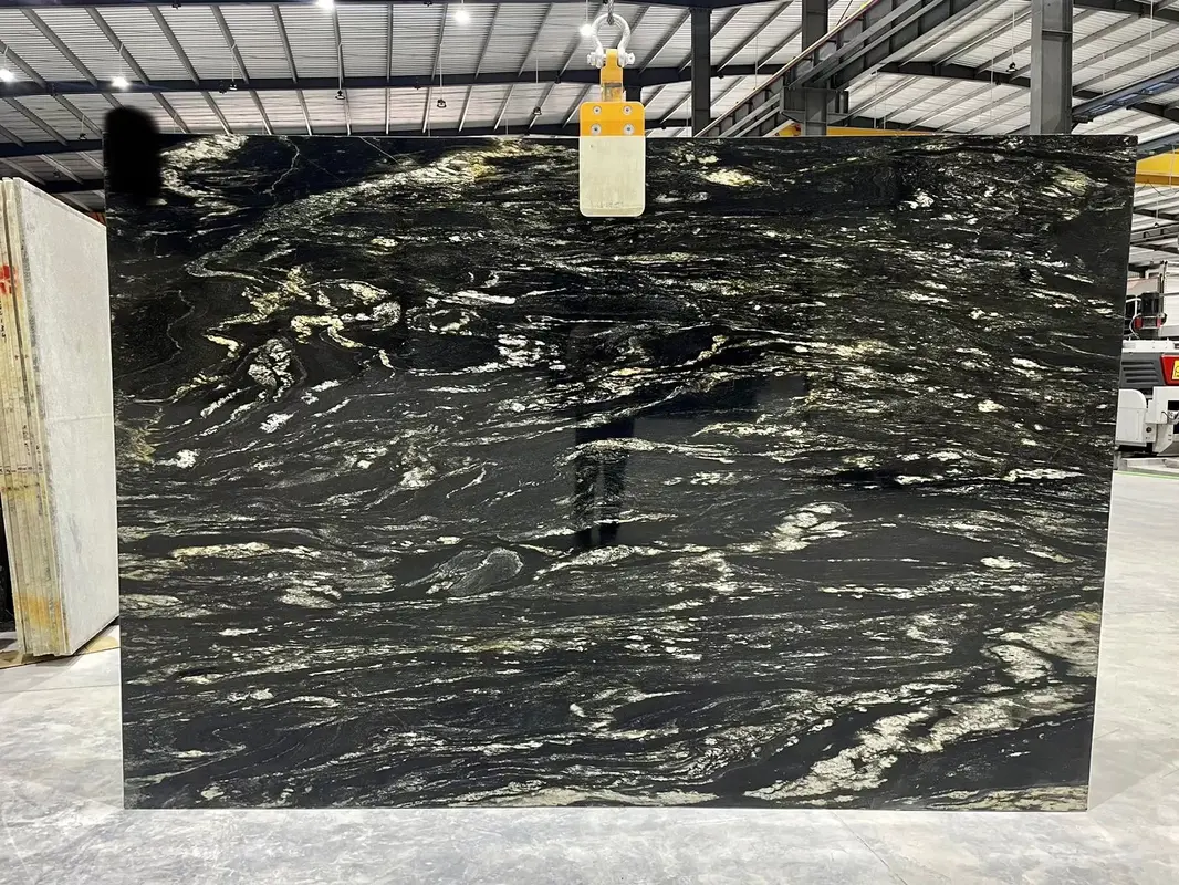 Buy Titanium Gold Granite Slabs for Kitchen Use & More | Factory Price ...